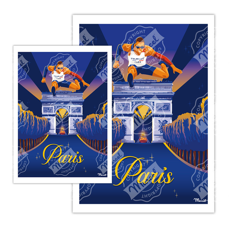 Carte Postal Marcel, le cadeau souvenir de Paris