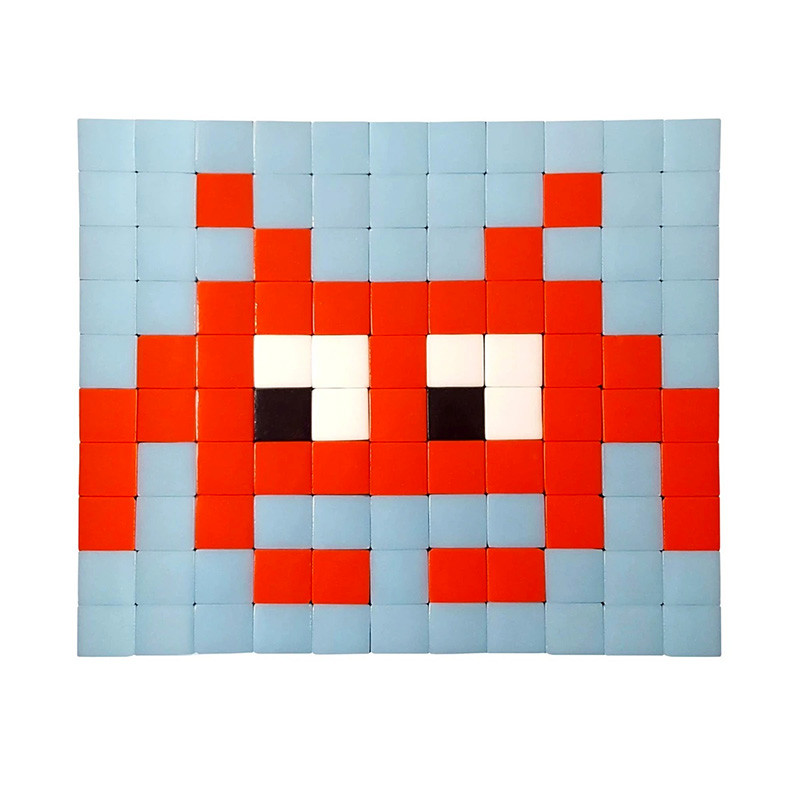 Pixel Box Fresque Invader - Fenel & Arno