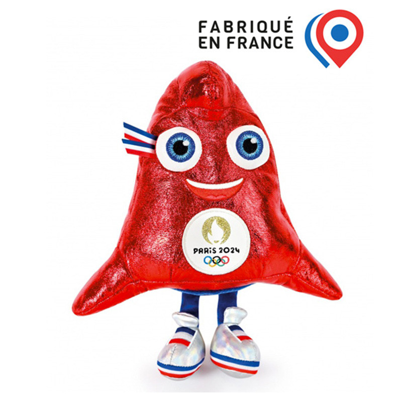 Mascotte officielle JO Paris 2024 – Edition spéciale Métallisée